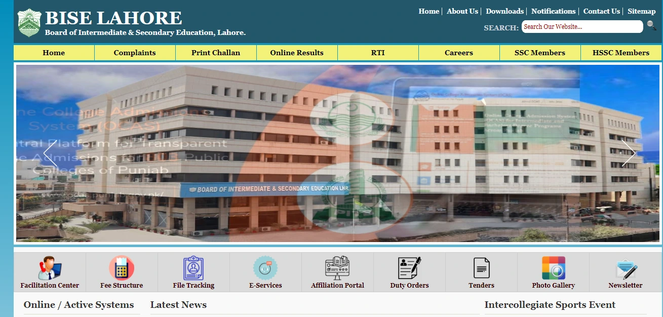 Bise Lahore Registration 9th class session 2024-2026