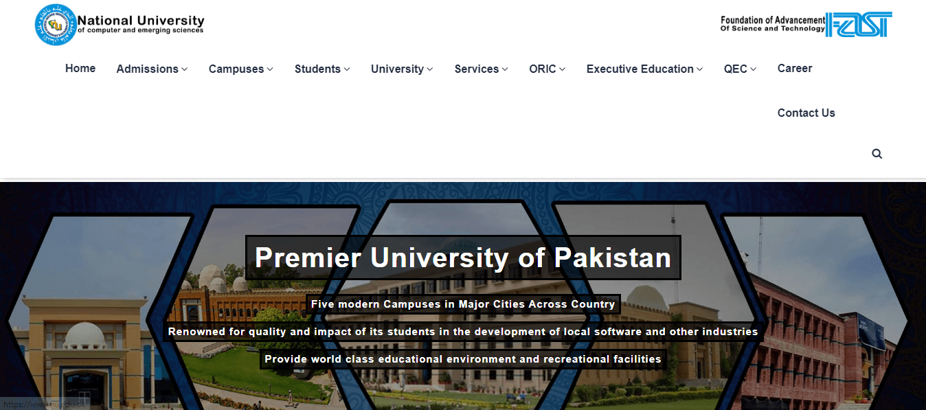 FAST NUCES Admission 2024