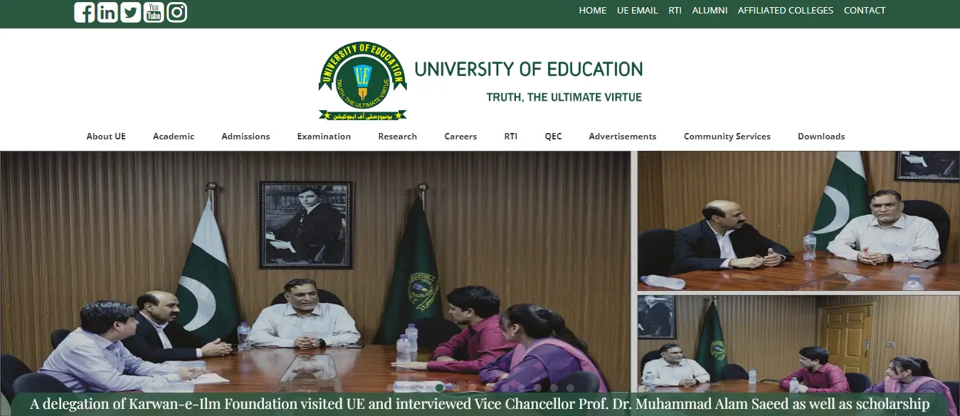 University of Education admission 2024