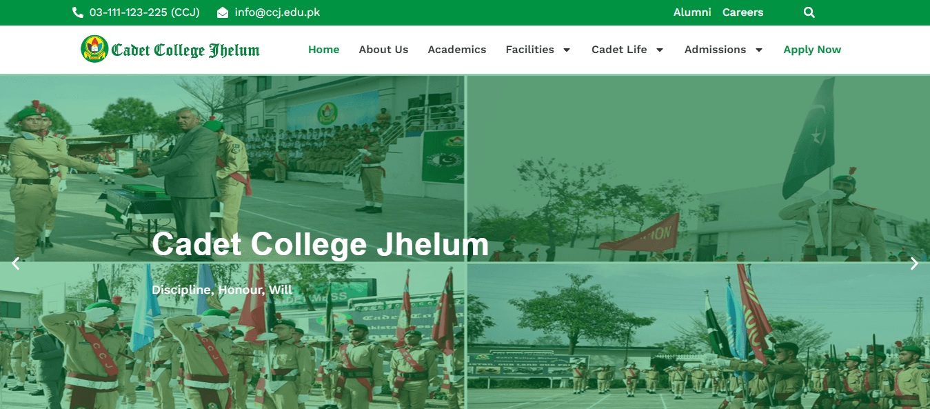 Cadet College Jhelum admission session 2024-2025
